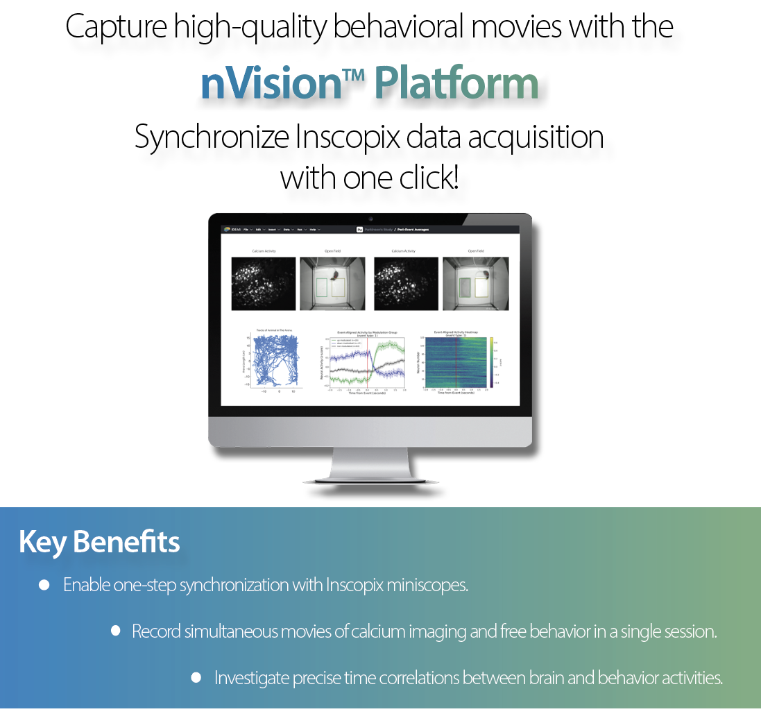 The Inscopix nVision Platform Enables Integrated Synchronization of ...