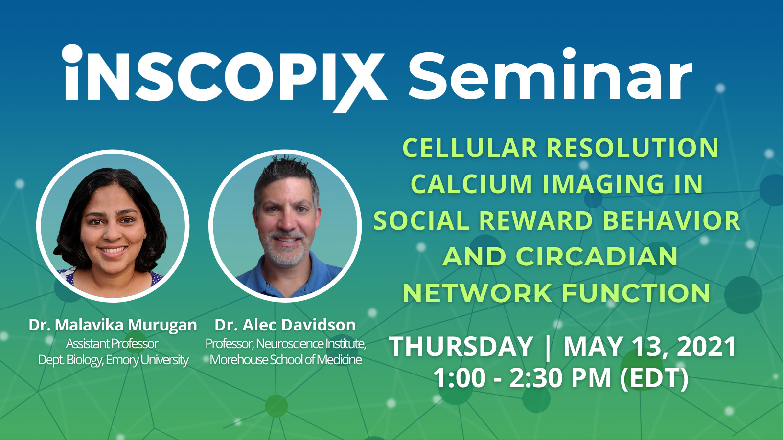 2021_VIEW Inscopix Seminar: Cellular resolution calcium imaging in ...